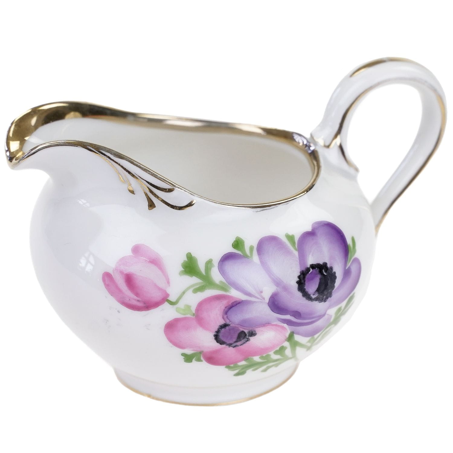 ROSENTHAL BALMORAL ANEMONY RĘCZNIE MALOWANY MLECZNIK Retro-bibelot