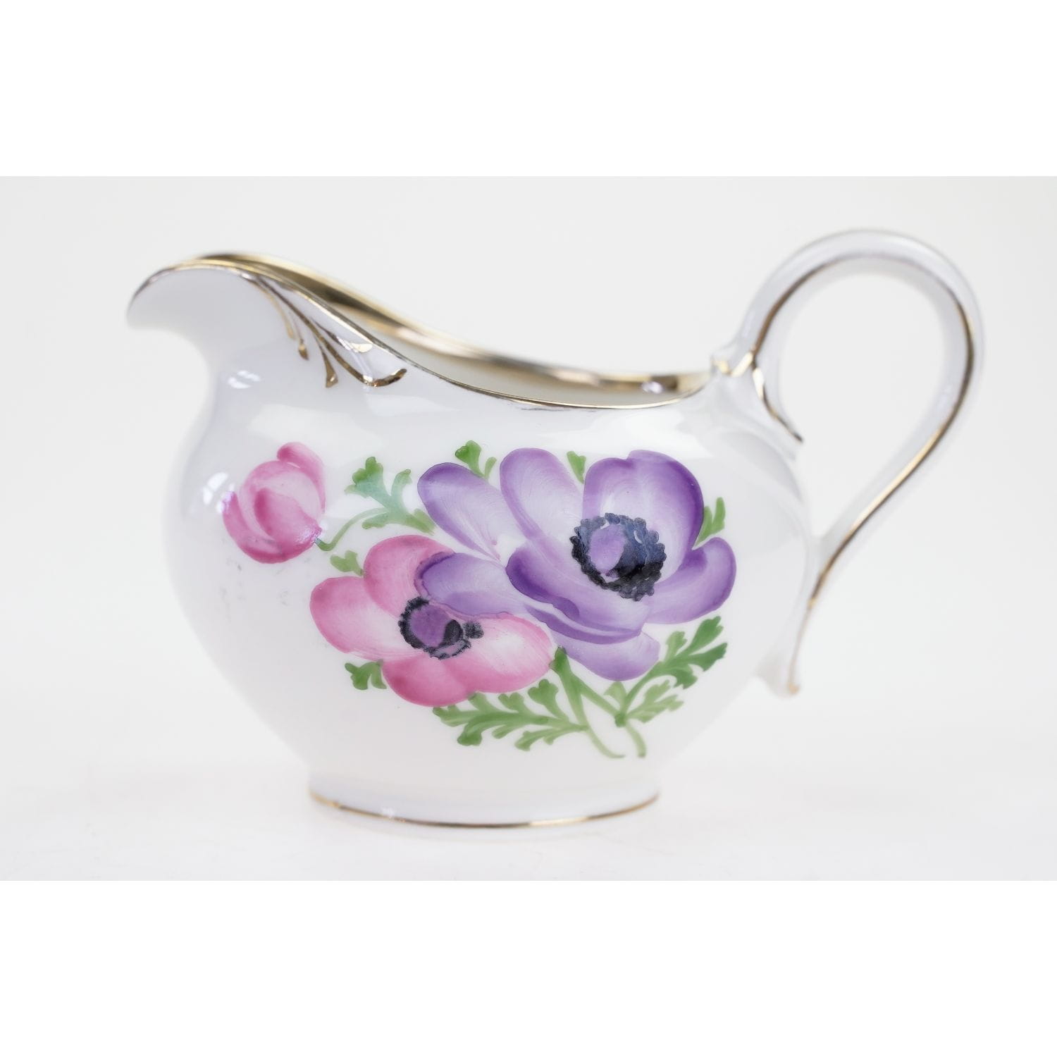 ROSENTHAL BALMORAL ANEMONY RĘCZNIE MALOWANY MLECZNIK Retro-bibelot