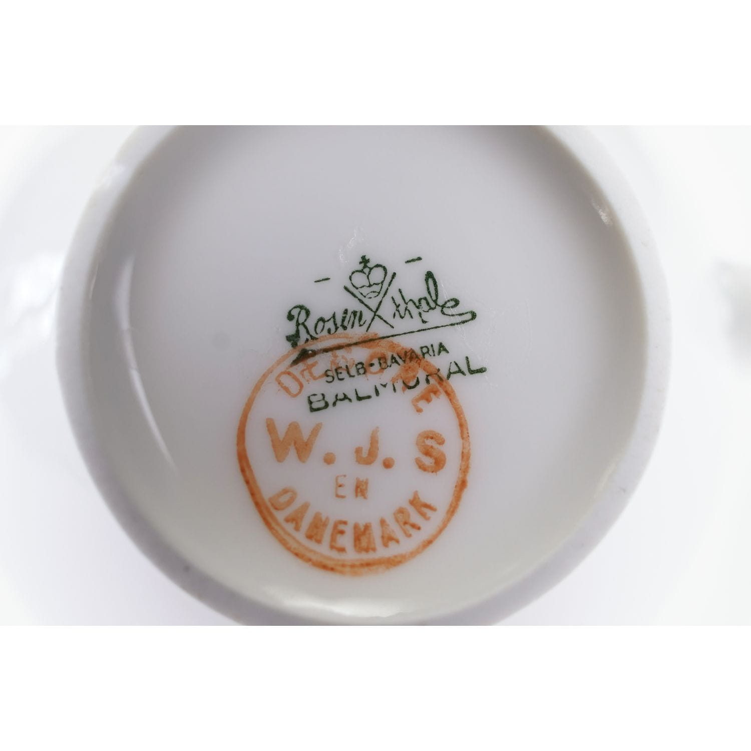 ROSENTHAL BALMORAL ANEMONY RĘCZNIE MALOWANY MLECZNIK Retro-bibelot