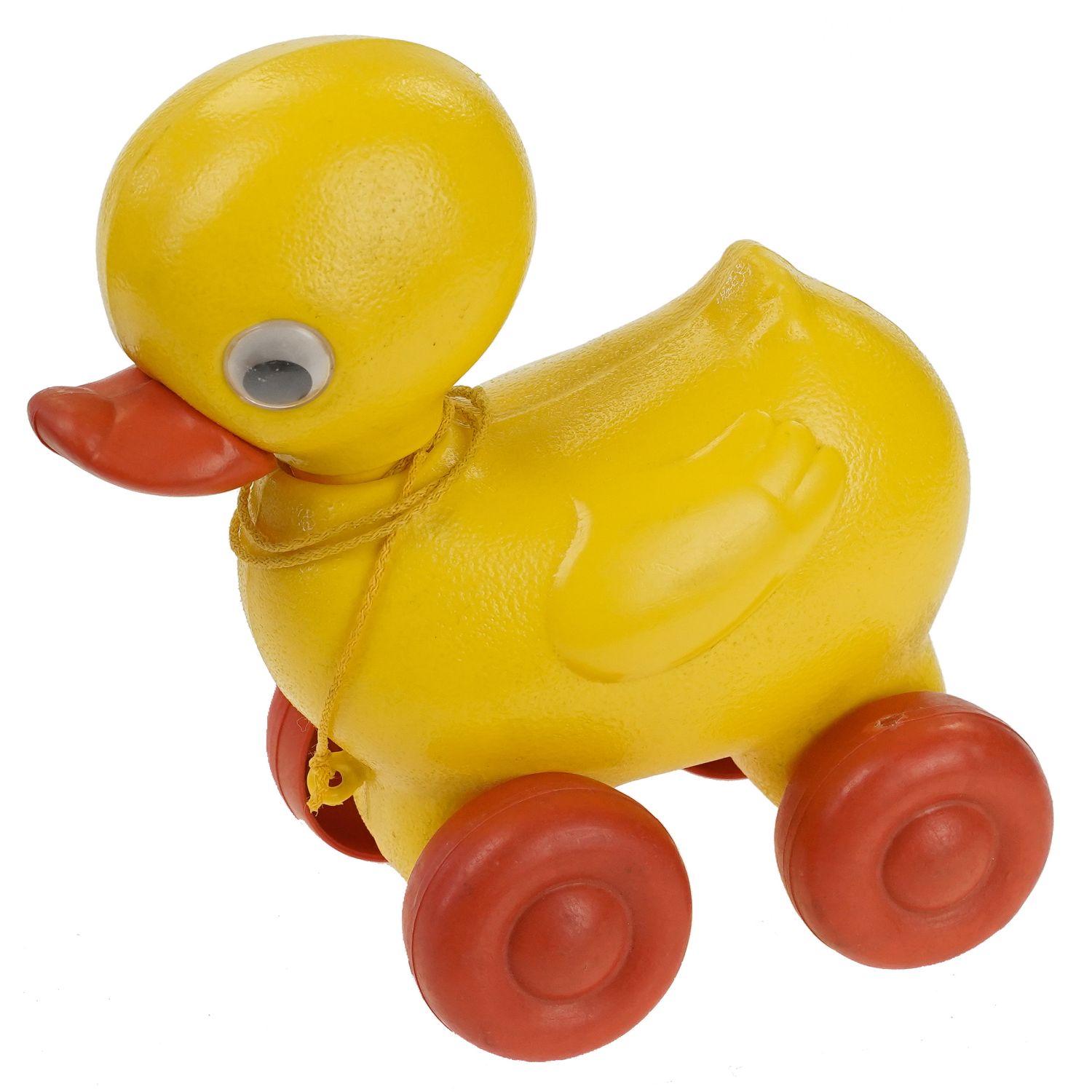 ZEZOL ZEZOLEK KACZKA NA KÓŁKACH ZABAWKA CZASÓW PRL Retro-bibelot