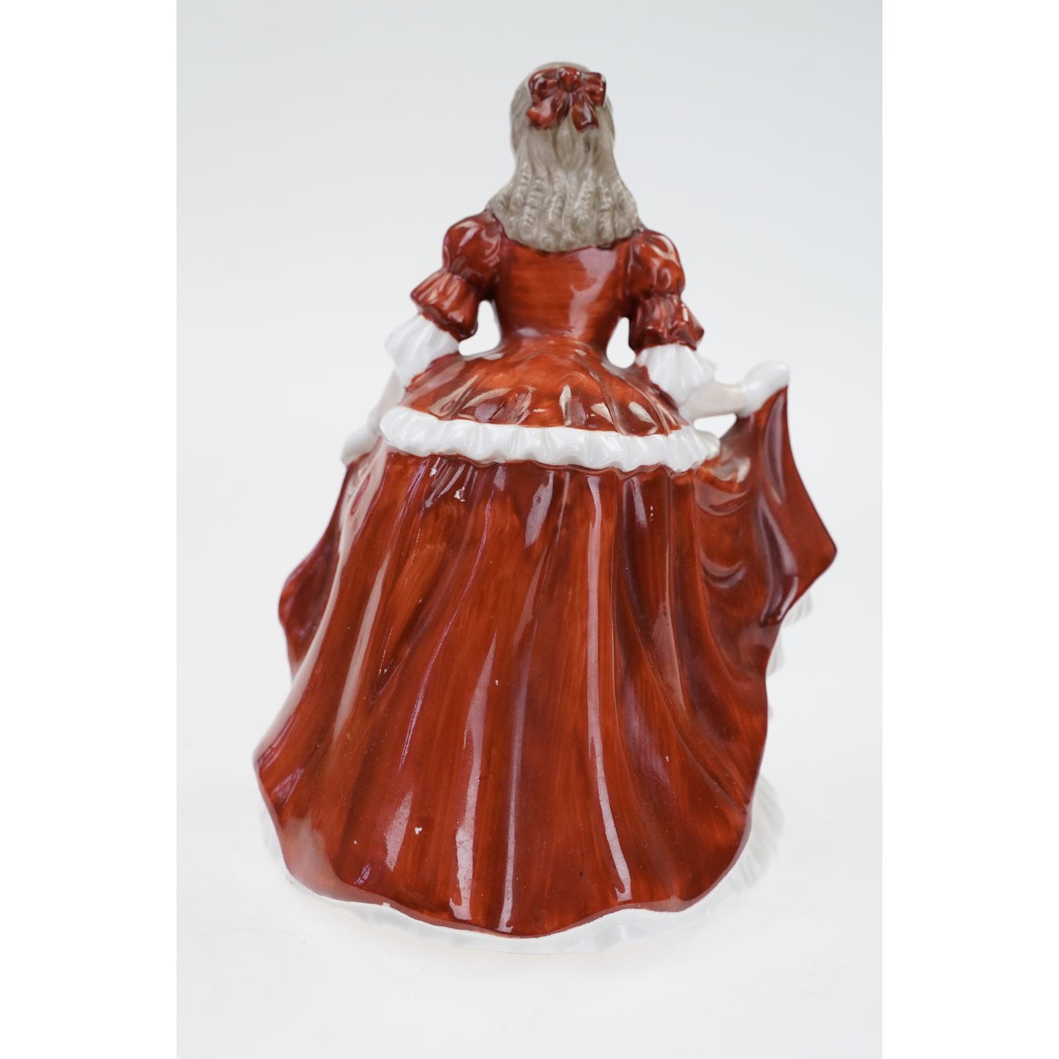 LEONARDO COLLECTION FELICCITY FIGURA NIEWIASTY W CZERWONEJ SUKNI Retro ...